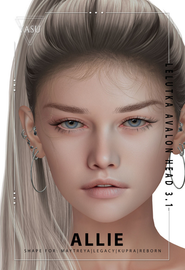 Second Life Marketplace Shape Allie Lelutka Avalon Head